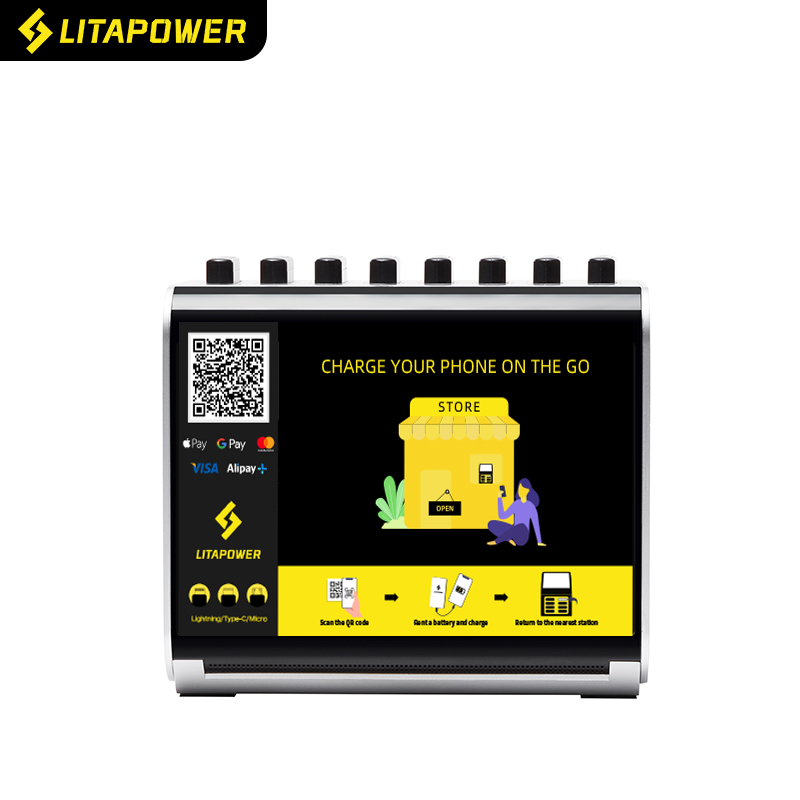 8-port light box shared charging cabinet